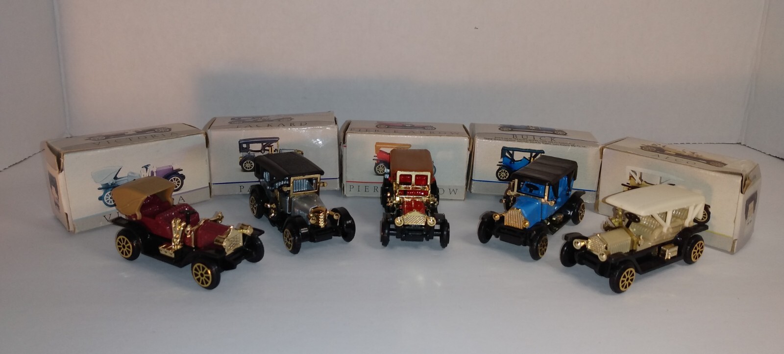 Vtg. 1993 Reader's Digest Collector's Set Of 5 Classic Car Miniature ...