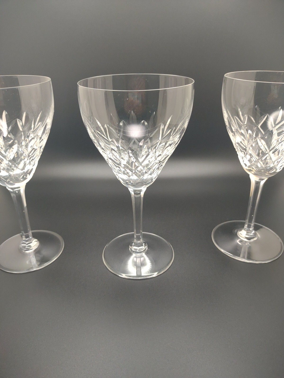 Vintage Belgian Val St Lambert Sonata Crystal Stemware Signed Glass Set ...