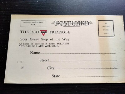Vintage YMCA Red Triangle Advertising Photo Postcard | eBay