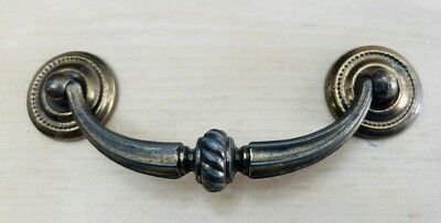 Mid Century Modern French Antique Hardware Drawer Bail Pull Brass 3.75 ...