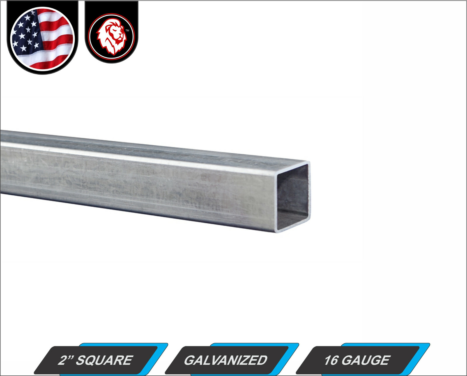 1 Steel Square Tube 16 Gauge