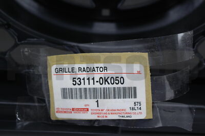 531110K050 Genuine Toyota GRILLE, RADIATOR 53111-0K050 | eBay