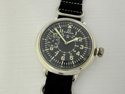 Omega Laco Aviator FLIEGER Luftwaffe Pilot WW2 Vintage 1939-1945 Swiss ...
