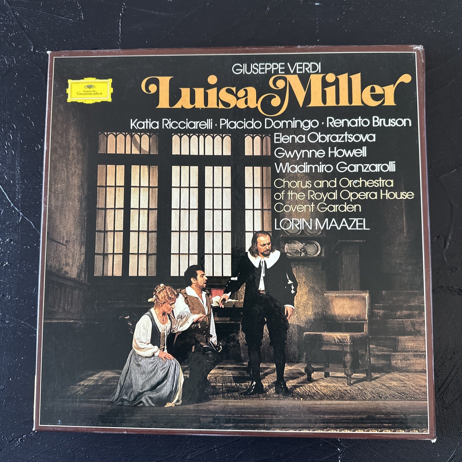 Giuseppe Verdi Luisa Miller Royal Opera House Lorin Maazel 3 LP Box Set ...