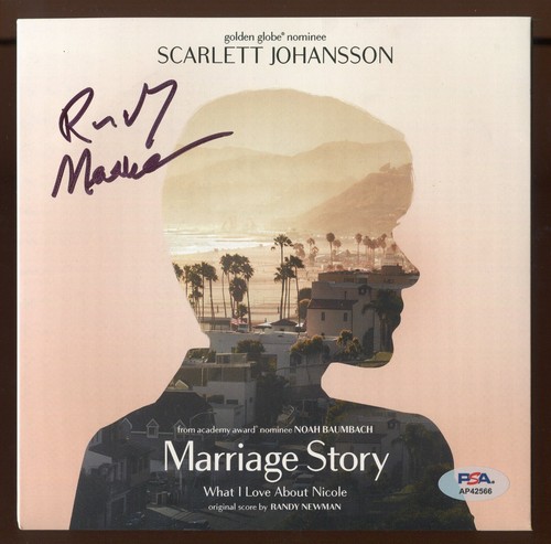 Randy Newman Signed Album Marriage Story 45 Vinyl PSA/DNA Authentic ...