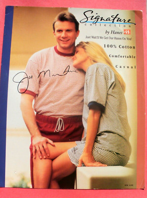 1990's Joe & Jennifer Montana San Francisco 49ers Hanes Display | eBay