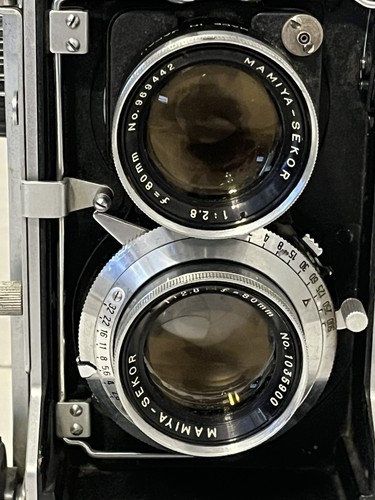Mamiya C22 Pro TLR Film Camera Sekor 105mm f/3.5 Lens & Case | eBay