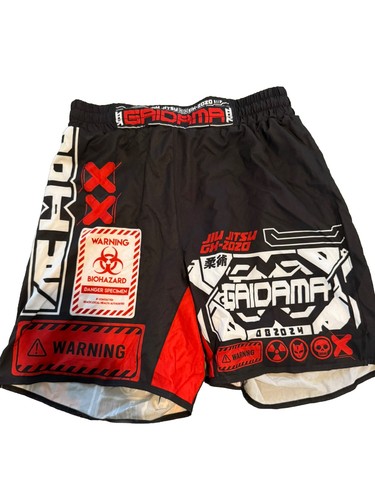 Gaidama Grappling BJJ Shorts Medium Red No Gi | eBay