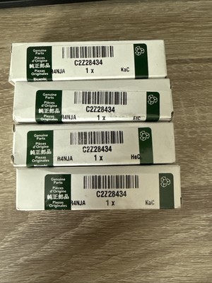 Jaguar XE XF XJ F-Type F-Pace Engine Spark Plug X4 3.0 V6 C2Z28434 NGK ...