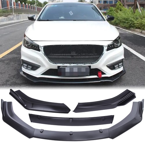 Matte Black Front Bumper Lip Spoiler Splitter Lower Body Kit For MG ZR ...
