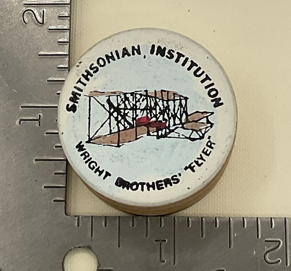 Smithsonian Institute Wooden Trinket Box Airplane Wright Brothers Flyer | eBay