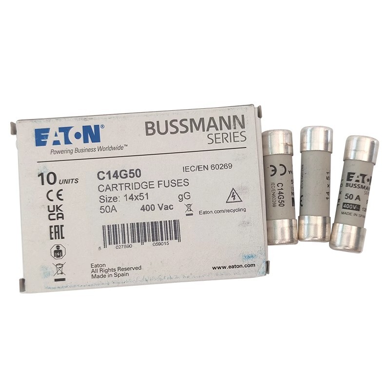 10pc/BOX NEW C14G50 50A 400V fuse #W1037H WX | eBay