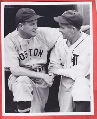 1938 TIGERS DEL BAKER + RED SOX JOE CRONIN 8 X 10 TYPE 1 GLOSSY | eBay
