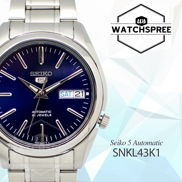 Seiko 5 Sports Blue Men's Watch - SNKL43K1 for sale online | eBay