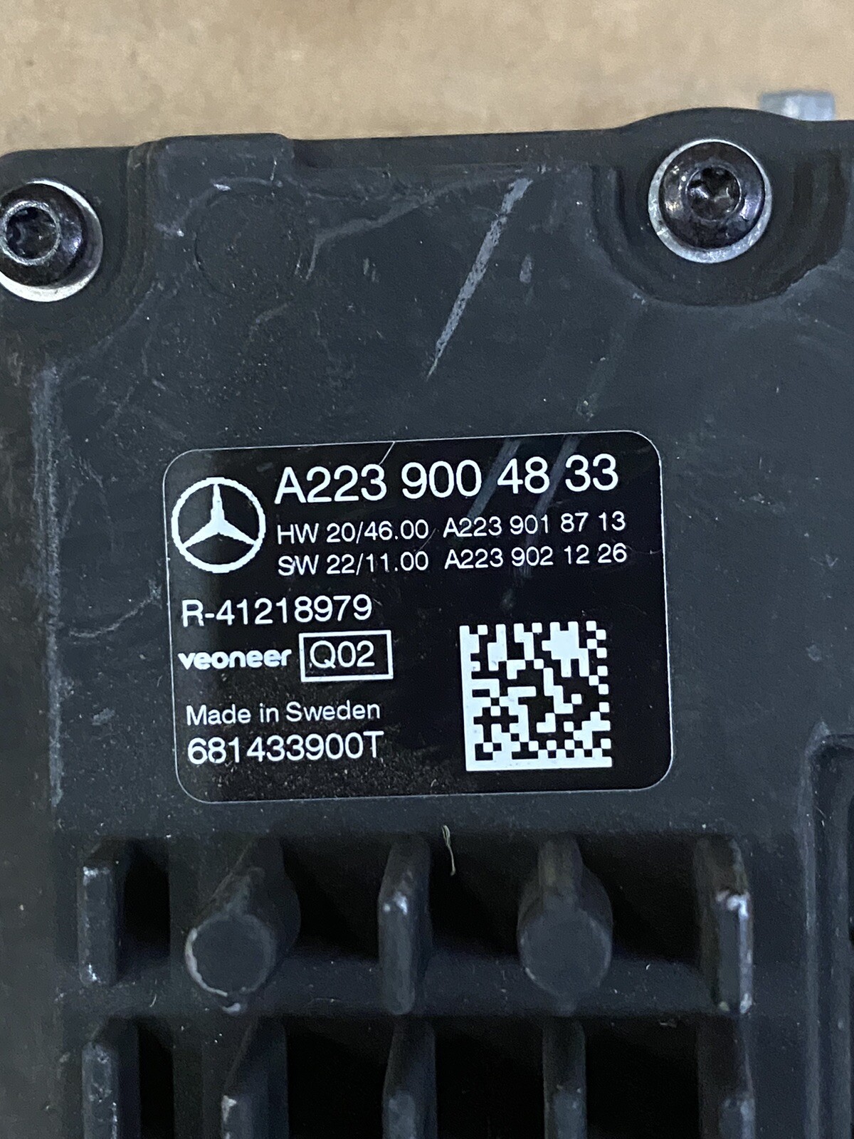 2021-2023 MERCEDES WINDSHIELD MOUNTED LANE KEEP ASSIST CAMERA OEM ...