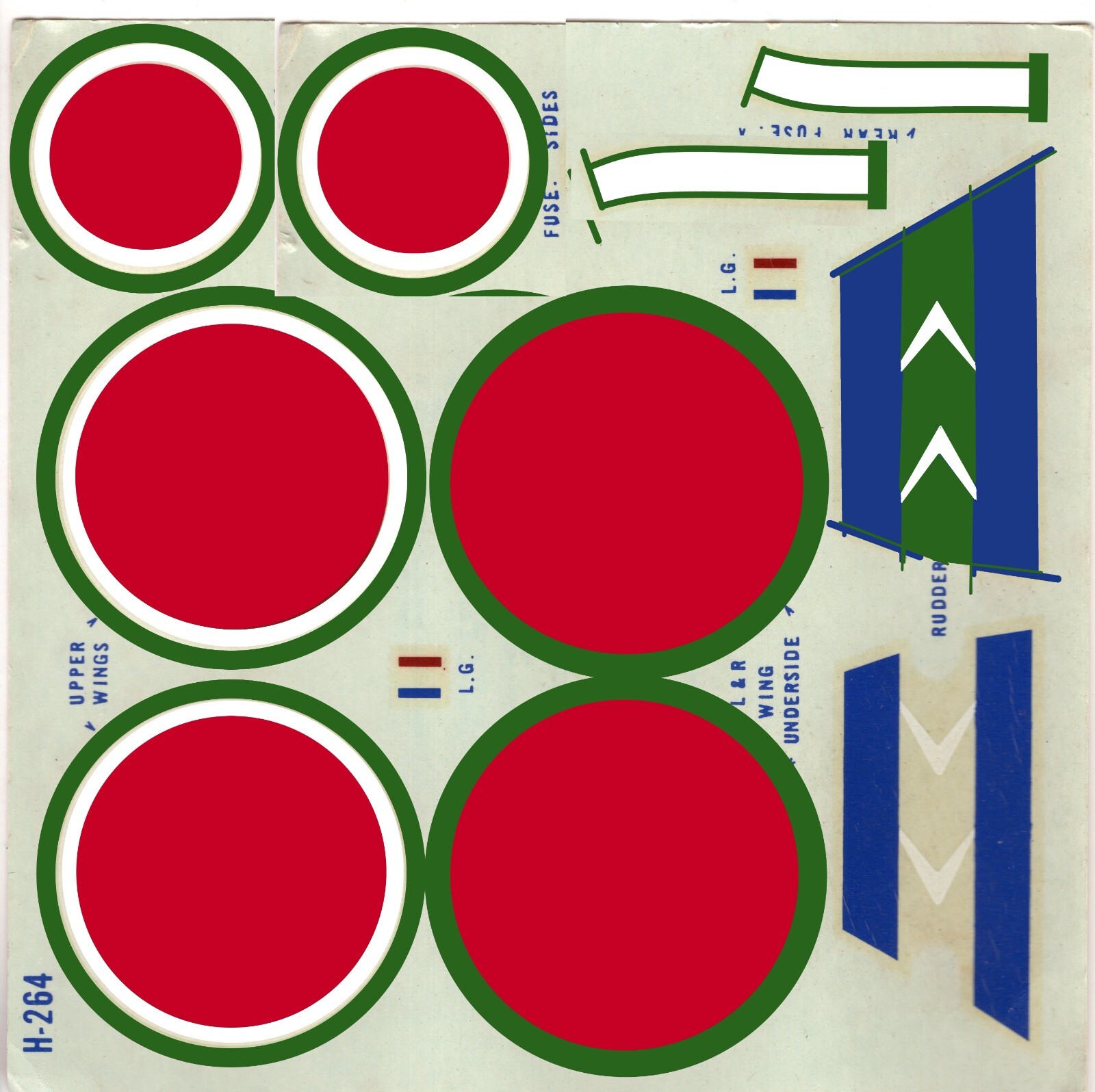 REPRODUCTION DECALS AURORA C-119 or B-70 or B-58 or F-111 or REVELL ...