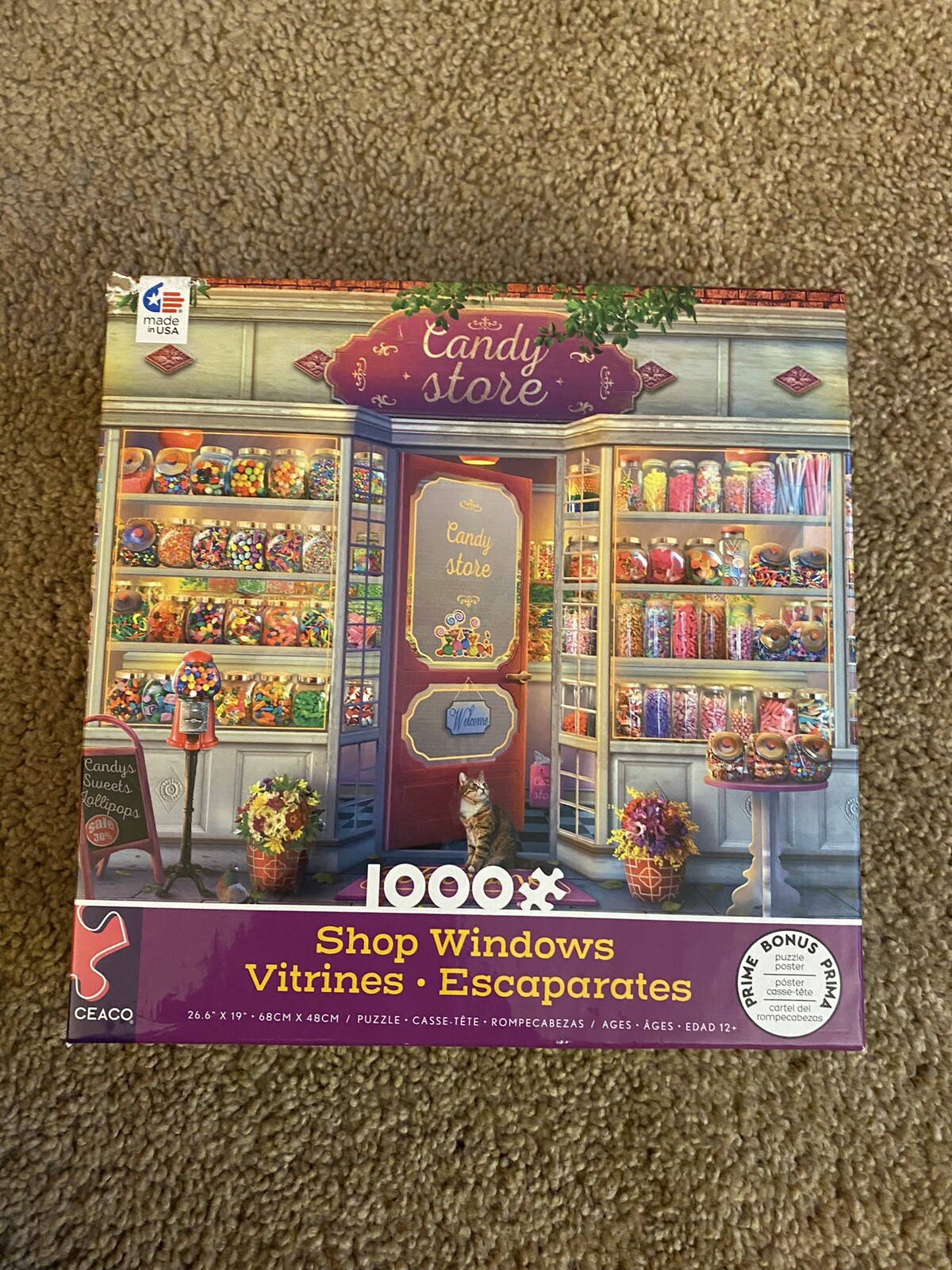 Ceaco Shop Windows Candy Store 1000 Piece Jigsaw Puzzle | eBay