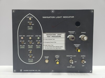 UZUSHIO ELECTRIC USW-1E NAVIGATION LIGHT INDICATOR CONTROL PANEL | eBay