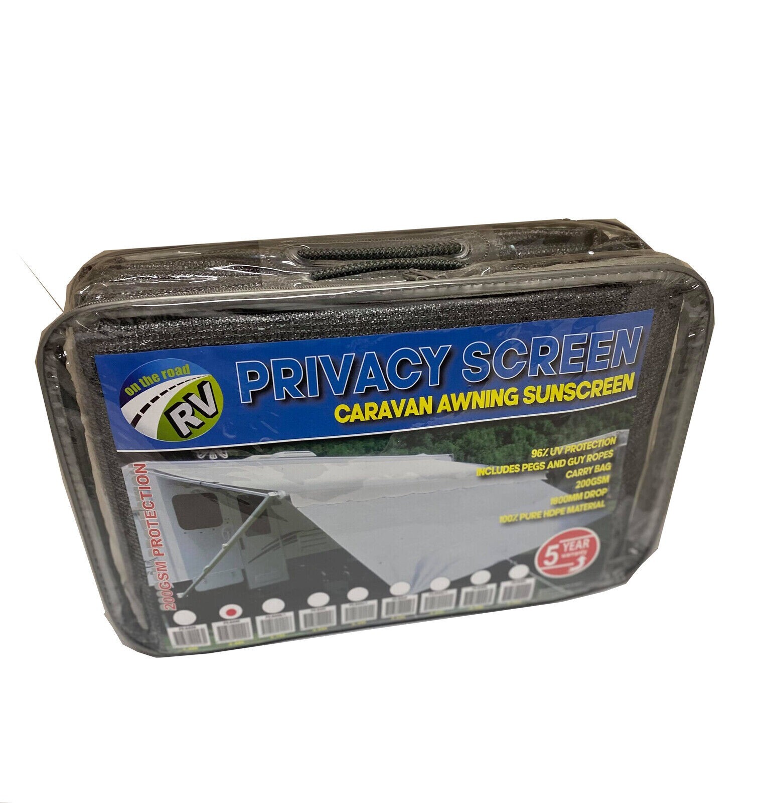 On The Road RV 4.6m Awning Privacy Screen Sunscreen Shade 95% UV JAYCO ...