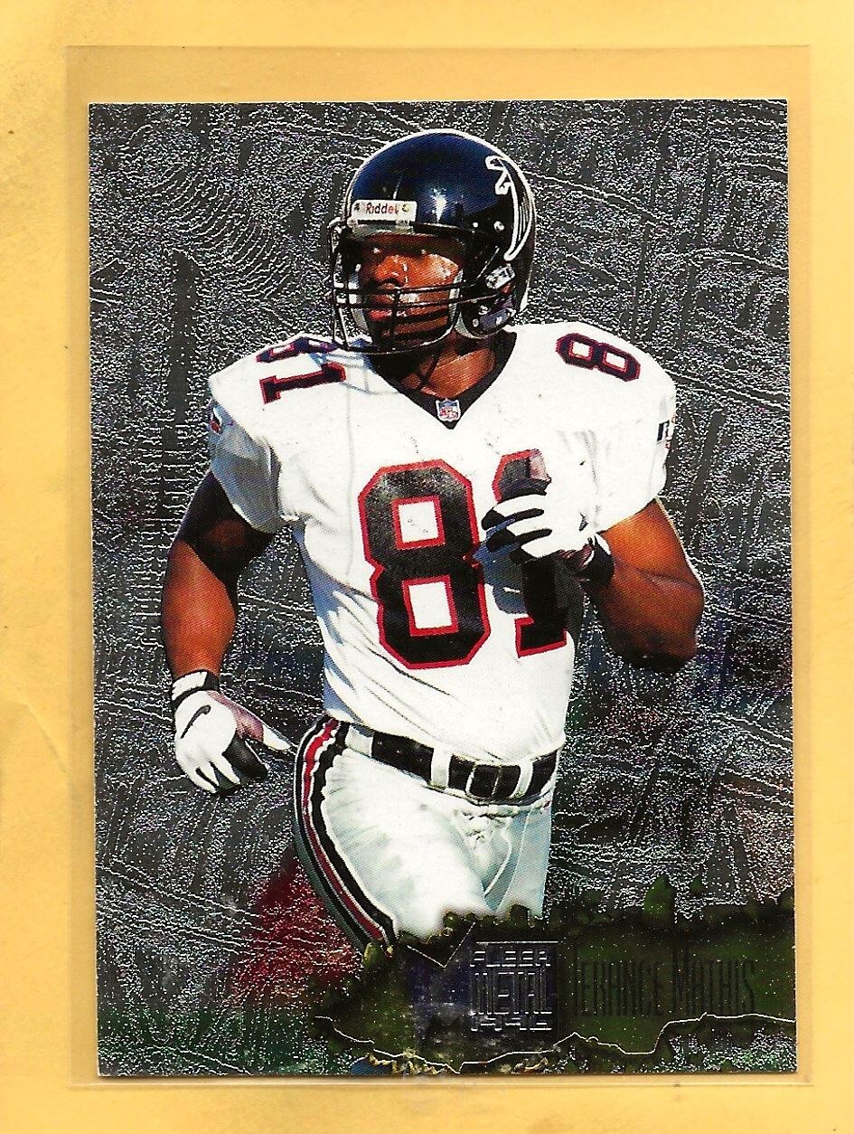 TERRANCE MATHIS - 1996 Fleer Metal - #7 - Falcons - Comb. Shipping | eBay