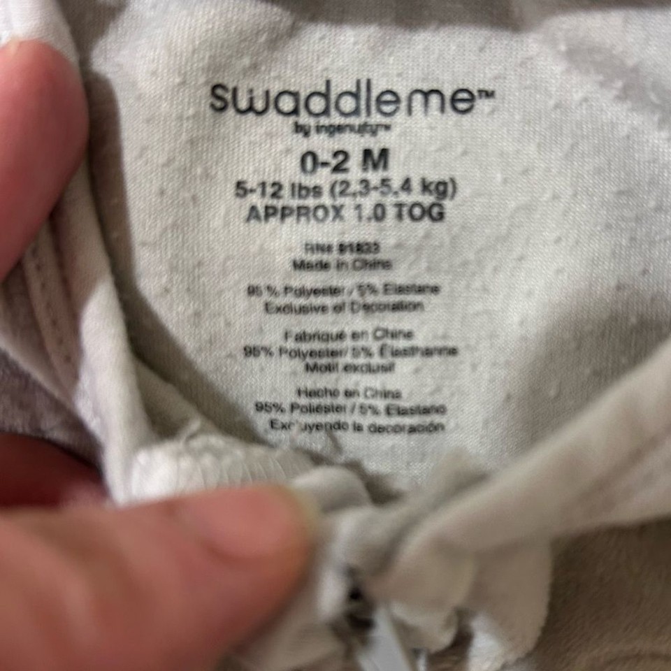 SwaddleMe Two Compression Baby Swaddles Pod S/M Fleece & Hearts | eBay