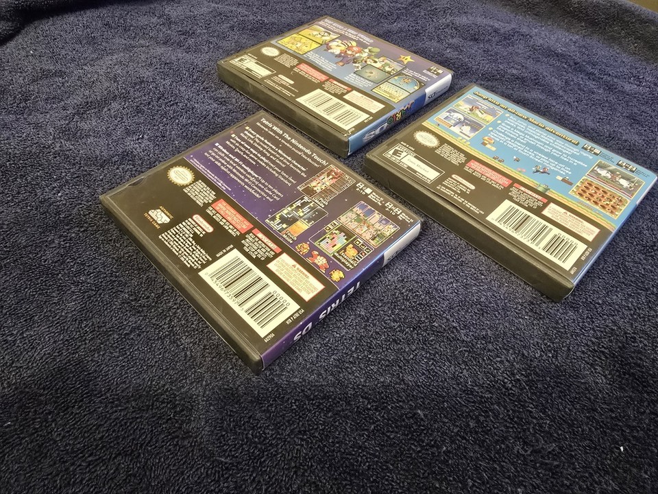 Nintendo DS Game Cases, Super Mario 64, Superario Bros, Tetris, Cases ...