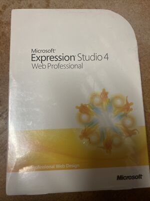 Microsoft Expression Studio 4.0 Web Professional NHF-00006 Brand New ...