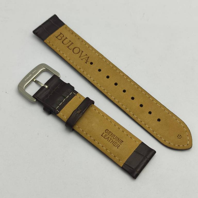 20 mm Bulova Genuine Leather Men’s Watch Band Strap | eBay