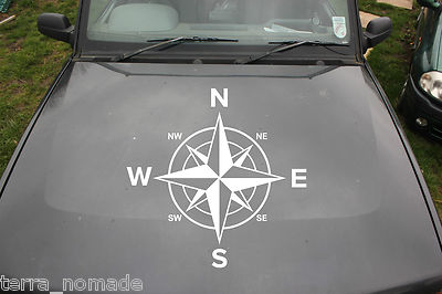 Large Compass Sticker, Decal, 4x4, Off Road, Navigation, Style, | eBay