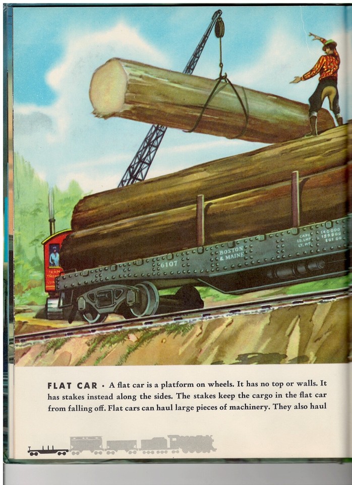 VTG The Big Book of Real Trains HB Book 1963 by Elizabeth Cameron ...