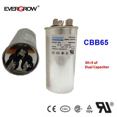 30/5 MFD Dual Run Air Conditioner Capacitor for AC Unit Fan Motor Start ...