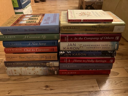 Jan Karon 15 Mitford Years Series HC books Complete Father Tim Snowmen ...