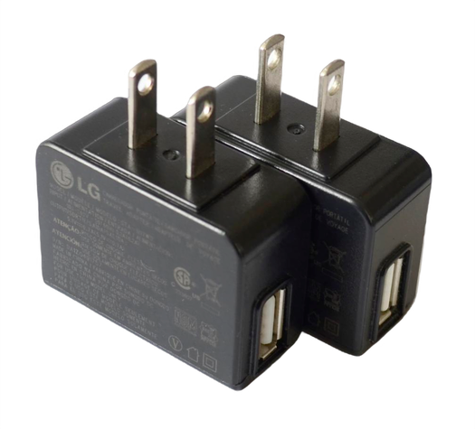 LOT of 2 OEM LG TRAVEL ADAPTER USB WALL CHARGER STA-U17WD 5.1V 0.7A | eBay