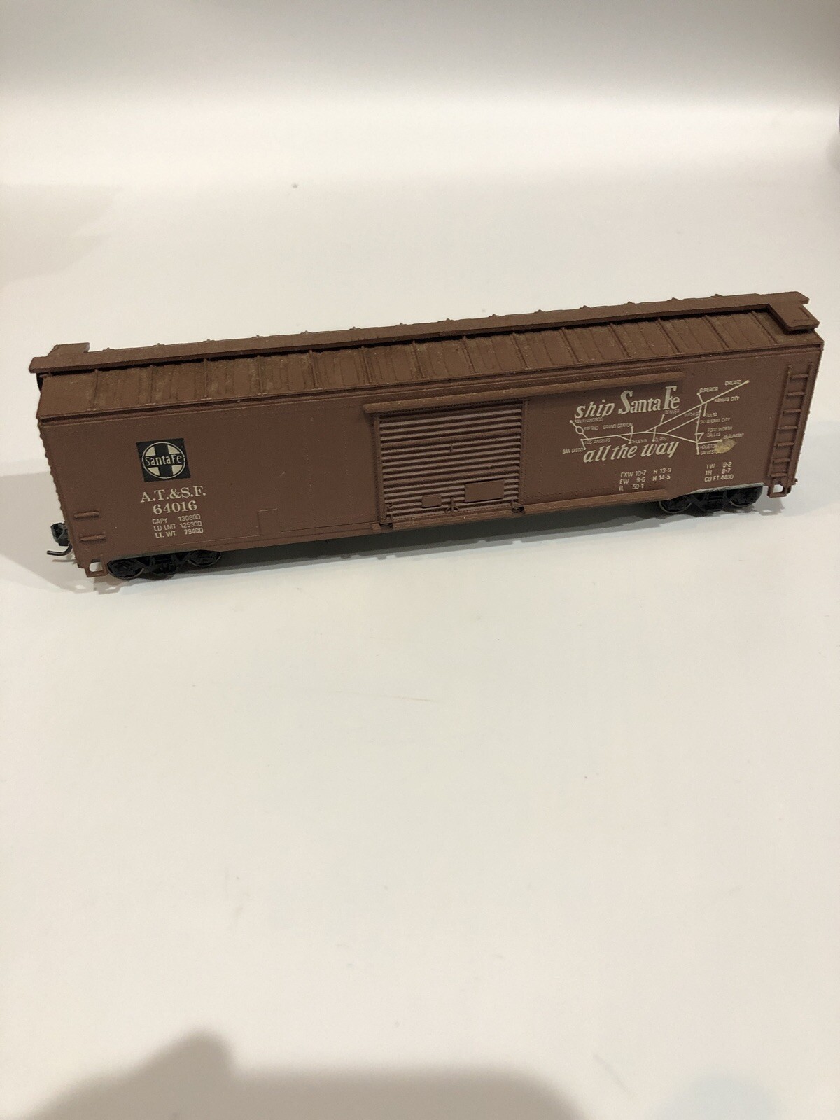 C2) Ho Athearn Santa Fe Box Car El Capitan ATSF 64016 | eBay