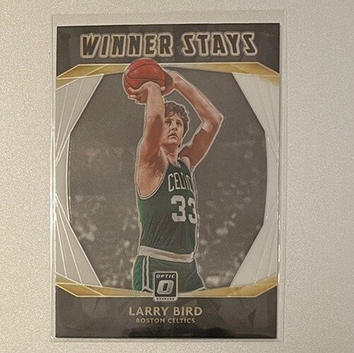 2020-21 Donruss Optic Larry Bird #19 Winner Stays Insert Card Boston ...