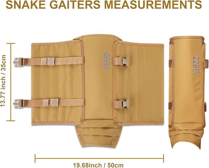 QOGIR Snake Gaiters for Hunting: Durable Snake Guards, Snake Gaiter ...