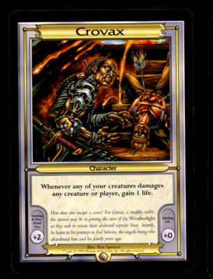 MRM ENGLISH Crovax nm MTG Magic Vanguard Oversize | eBay