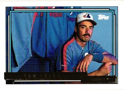 1992 TOPPS BASEBALL GOLD TOM FOLEY #666 CARD | eBay