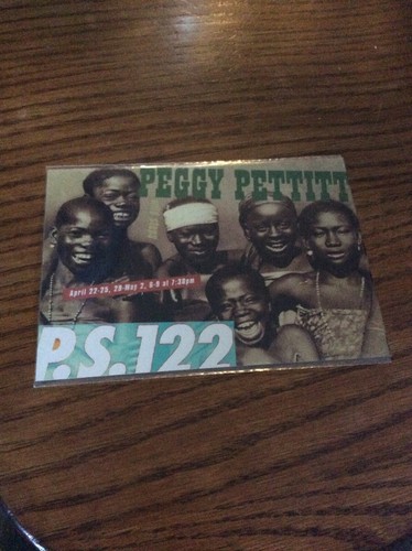 Postcard Peggy Pettitt In PS 122 In 1990s On 159 First Ave NYC | eBay