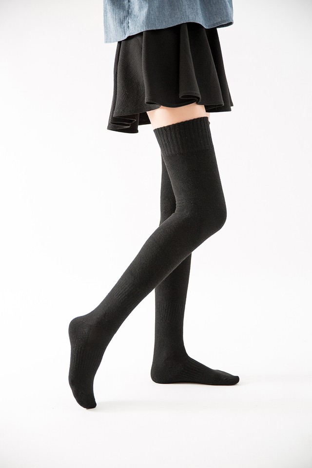 Extra Warm Knee Long Socks,Winter Over Knee Socks,Non Slip Long Winter ...