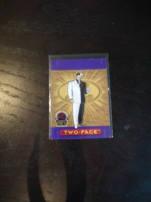The Adventures of Batman and Robin Pop-out Card. #P12 Two-Face | eBay