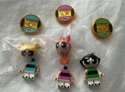 LEGO DIMENSIONS POWERPUFF GIRLS Blossom, Bubbles, Buttercup Minifigs | eBay