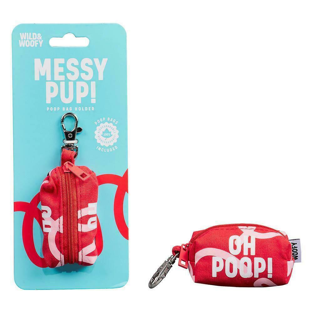 Wild & Woofy Messy Pup Poop Bag Holder | eBay
