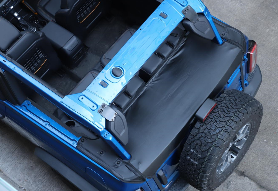 Leather Rear Cargo Trunk Luggage Shield Shade Cover For Ford Bronco ...