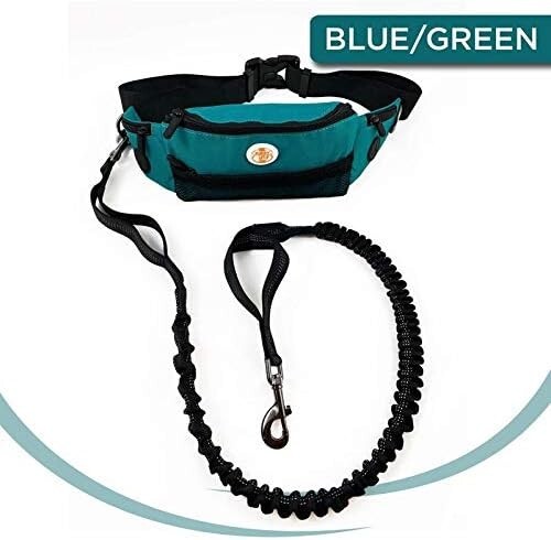 Hands Free Walking, Exercising and Training Belt Dog Leash with Fanny ...