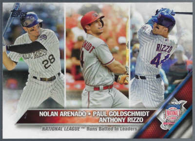 2016 Topps National LL Nolan Arenado Paul Goldschmidt Anthony Rizzo ...