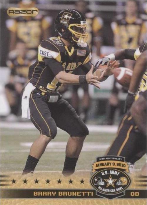 2010 Razor U.S. Army All-American Bowl - Barry Brunetti #67 (RC) for ...