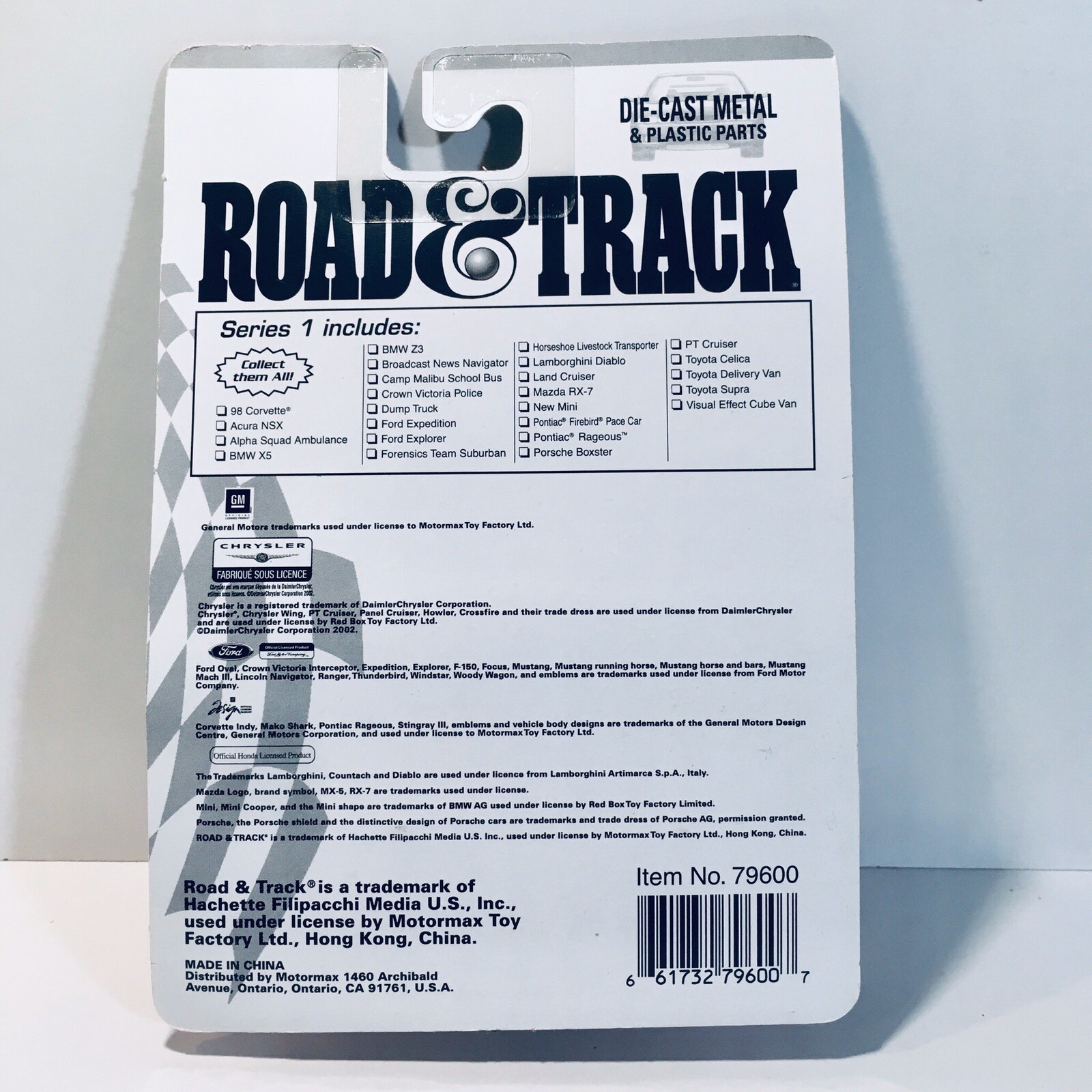 Motormax (6034) Road & Track Series 1 Ambulance Van Diecast New In ...