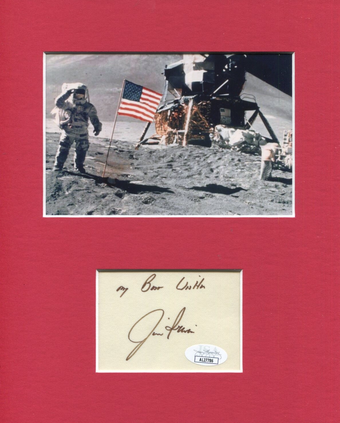 James Jim Irwin NASA Astronaut Apollo Moon Signed Autograph Photo ...