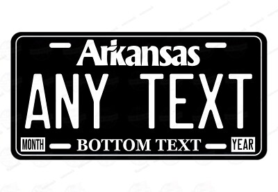 Arkansas State License Plate Tag For Auto Car Bike ATV Keychain Fridge ...